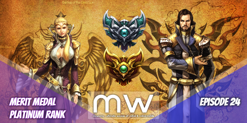 Merit Medal – Platinum Rank (aka Merit 2) – Mr. Wormy