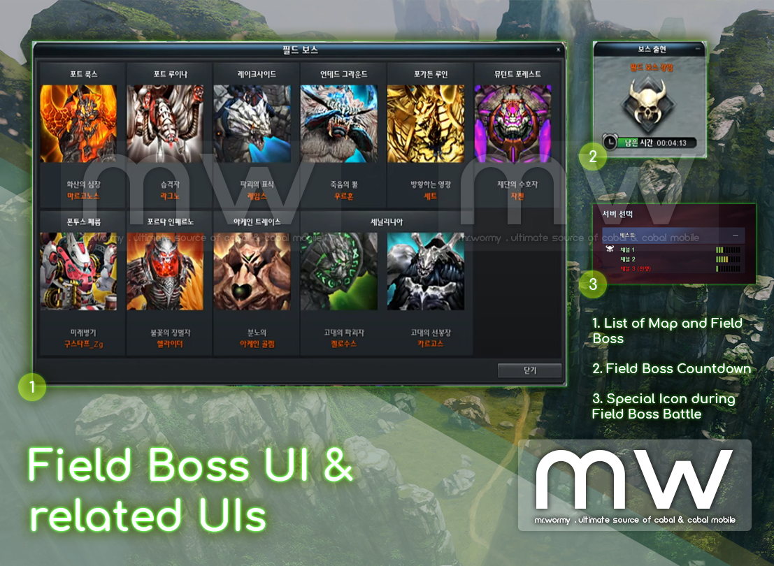 Field Boss System – Mr. Wormy