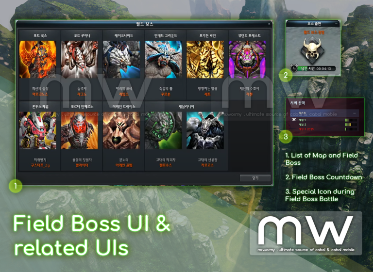 Field Boss System – Mr. Wormy