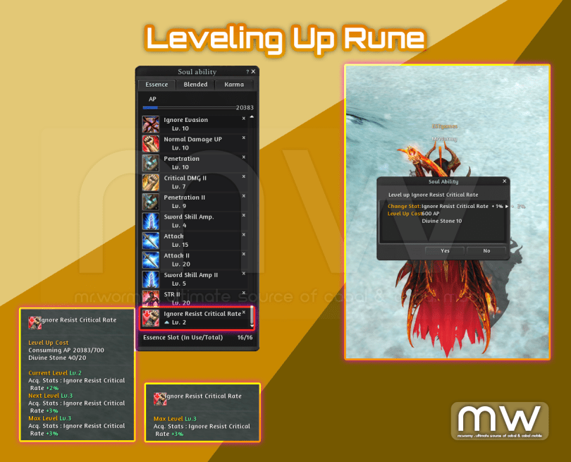 Essence Rune – Mr. Wormy