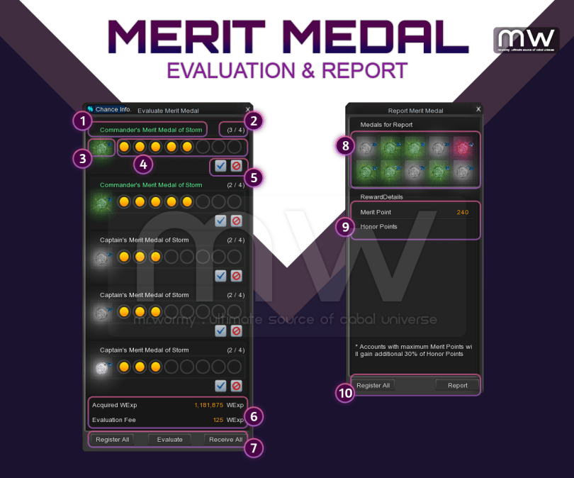 Merit Medal – Mr. Wormy