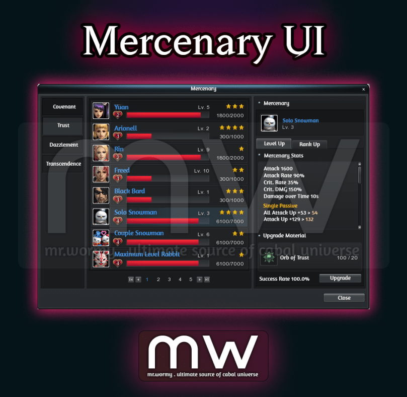 Mercenary – Mr. Wormy