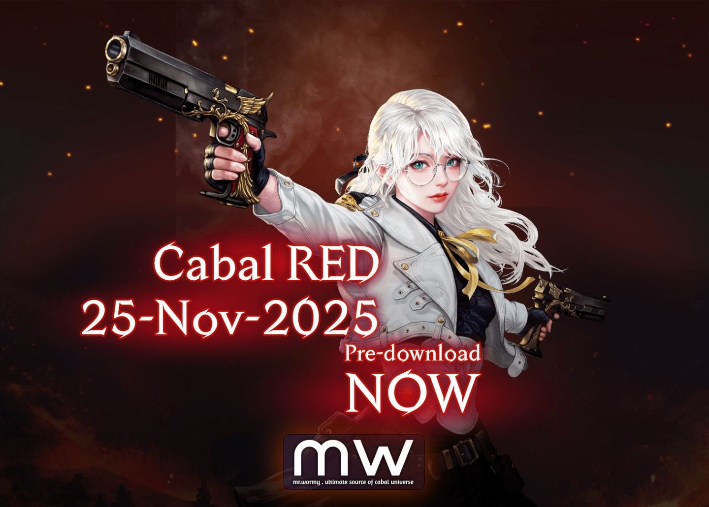 Cabal RED – Official Launch on 25-Nov-2025, Pre-download NOW! – Mr. Wormy